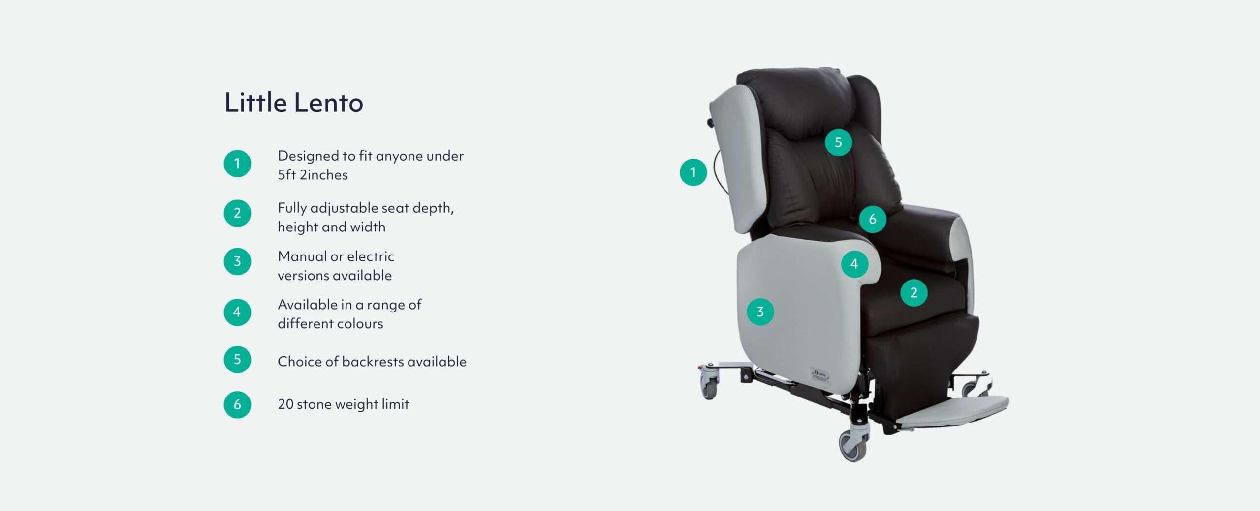 Little Lento Care Chair - Vivid Care